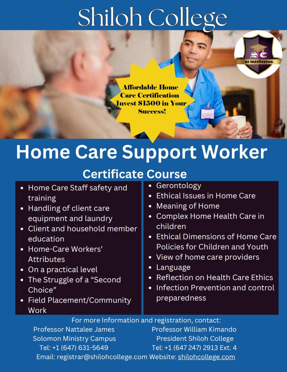 Faculty of Health Care - Shiloh College